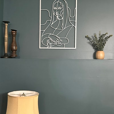 Funny Bathroom Art, Middle Finger Line Art, Bathroom Wall Decor Funny ...