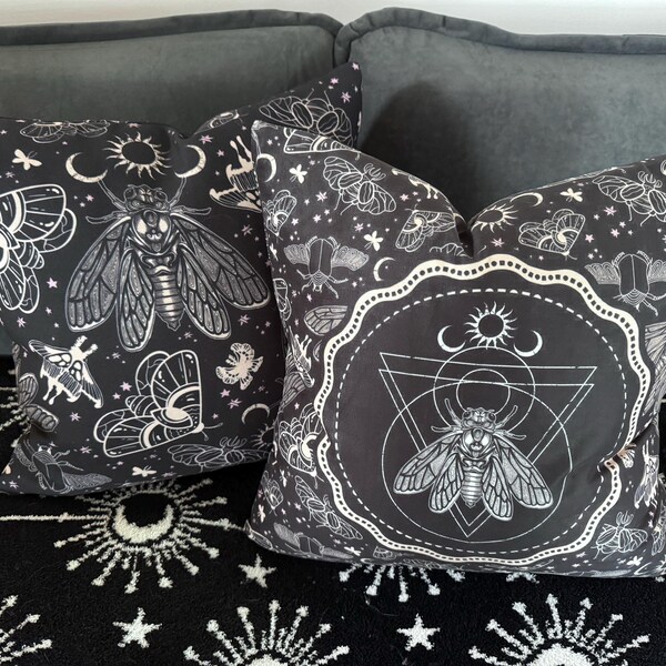 Pastel Goth Bedding, Pink + Black Gothic 3-piece Duvet Cover ...