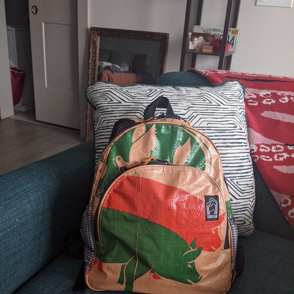 Recycled Lightweight Eco Small Backpack - Etsy