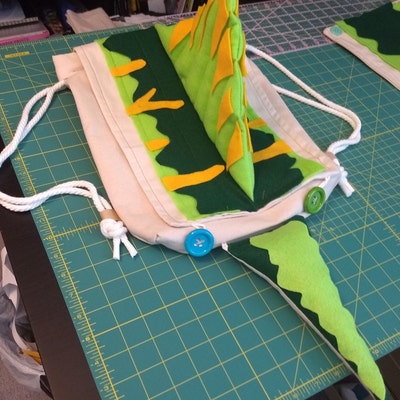 Sewing Patterndino Dana Inspired Backpack Pattern: Spinosaurus - Etsy