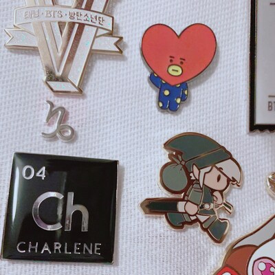 Personalised Periodic Table Element Enamel Pin Customised Gift - Etsy