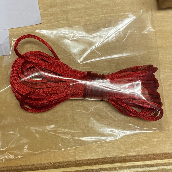 1mm Nylon SATIN Cord Rattail DIY Silk Chinese Knot Shamballa Rattail ...