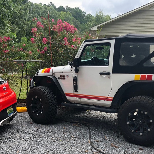 Toyota Tacoma TRD Retro Color Decals - Etsy