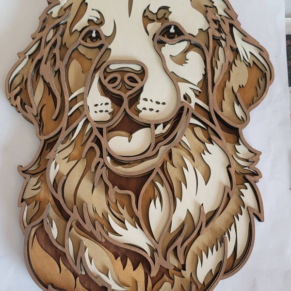 Multilayer Angus Cow Laser Cut File 3D Layered Cow Layered Dxf Dwg ...