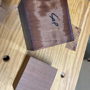 3/4 X 2 X 16 Kiln Dried S4S BLACK SAPPY WALNUT Wood Cutting Board ...