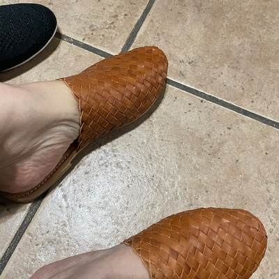 Mexican Leather Mules. All Sizes Boho-hippie Vintage Sandals. Artisanal ...