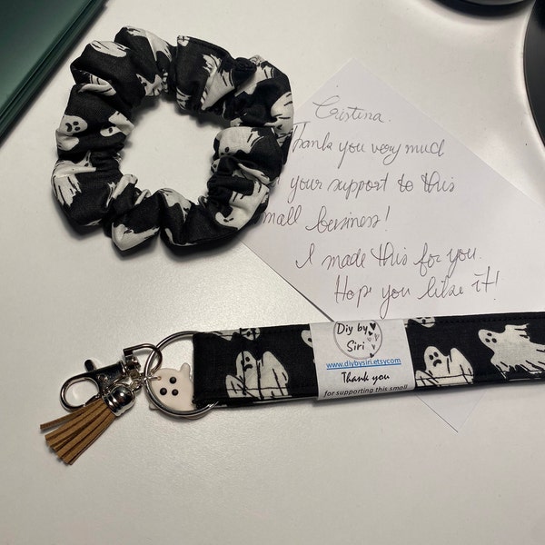 Halloween Wristlet Keychain Tassels Lobster Claw Clipper Spooky ...