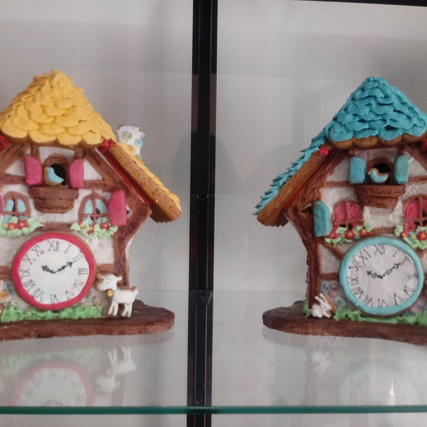 Gingerbread Cuckoo Clock House Cookie Cutter Set | Cuckoo Clock ...