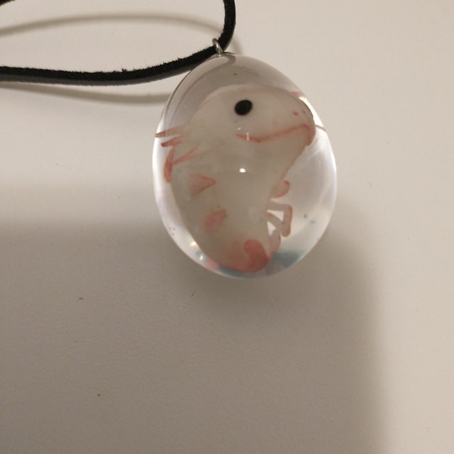 Polymer clay fetus and aliens sculpture. Weird gifts by CocoonToy