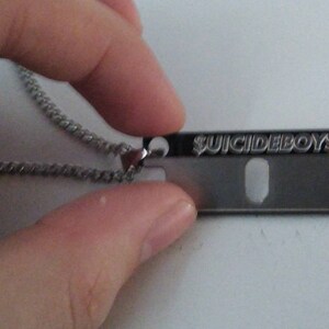 Suicideboys GREY59 Necklace Polished Stainless Steel Pendant Stainless ...