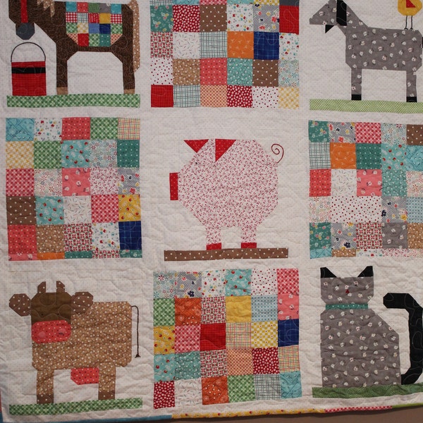 Ten Pack pieced Quilt Pattern Layer Cake Friendly From: Laurie Shifrin ...