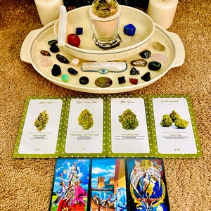 Cannabis Oracle Major Arcana Marijuana Tarot Tarot Deck Fortune Telling ...