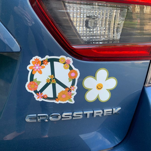 MAGNET Peace Sign Retro Fridge Magnet, Car Magnet, Decorative Magnet ...