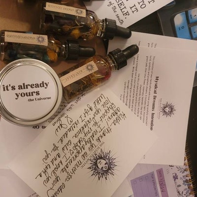 Spirit Guide Connection Botanical & Crystal Infused Oil Intention Oil ...