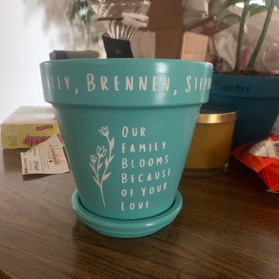World's Best Teacher Custom Flower Pot Personalized - Etsy