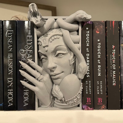 Medusa Book Nook, 3d Printed Fantasy Book Shelf Décor and Bookends - Etsy