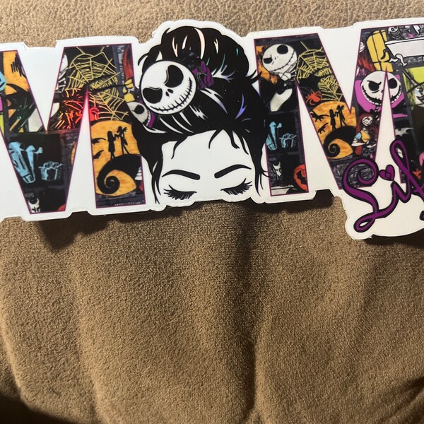 Creepy Movie Character Mom Life Sticker, Horror Mom Tshirt, Horror Fan ...