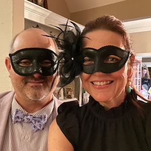 Venetian Masquerade Mask Classic Opera Stick Mask Ball Party | Etsy