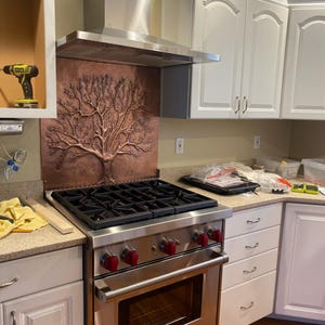Blue Bird Backsplash Mural, Hawthorn Branch Kitchen Backsplash Tile ...