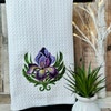Iris Flower Machine Embroidery Design Instant Download 4 Sizes - Etsy