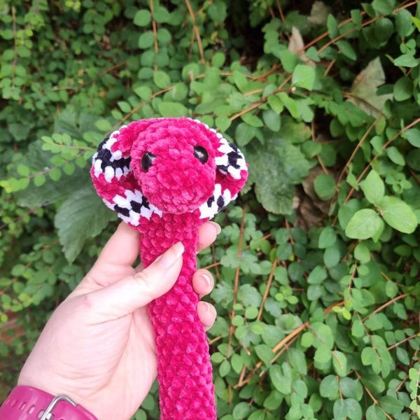 Cobra Snake Crochet Pattern PDF - No-sew, Amigurumi, Chunky Yarn, Decor ...