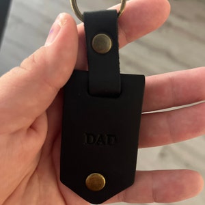 Man Accessory Leather Keychain With Photo, Personalized Gifts for Him ...