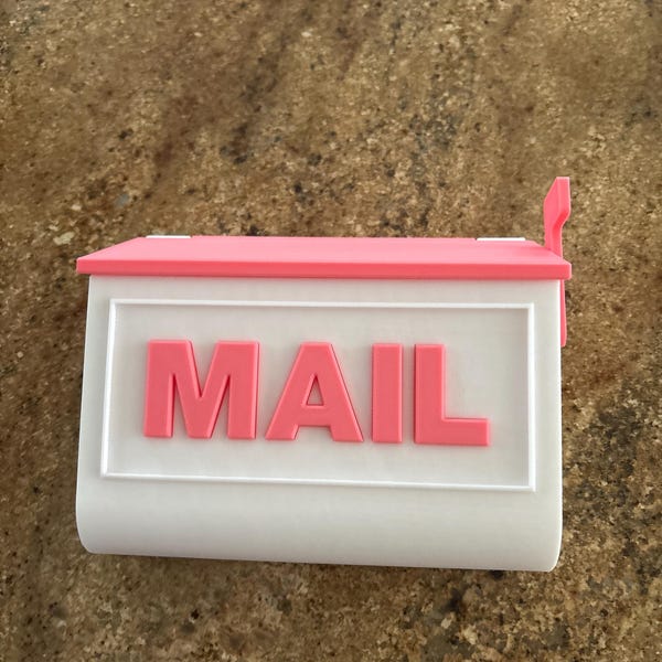 Kids Mini Play Mailbox for Door and Wall Hanging - Ellies Notes Mailbox ...