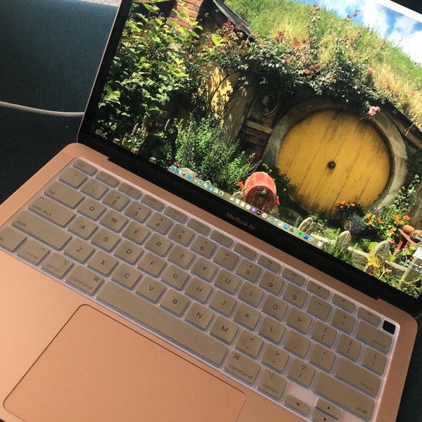 Gold Silicone Keyboard Cover, Tech Accessory, MacBook Pro Keyboard ...