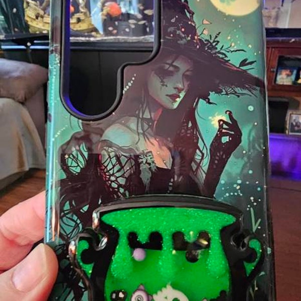 Witch Cauldron Shaker Popsocket™, Glow in the Dark Halloween Shaker ...