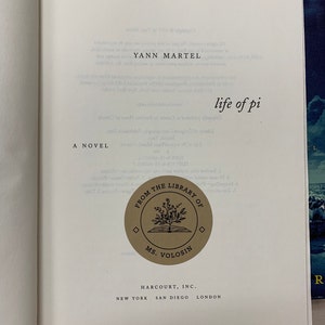 Personalized Book Labels, From the Library of Stickers, Floral Book ...