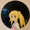 Customizable Hand Painted Anime Fanart 12 Vinyl Record Vinyl Record ...