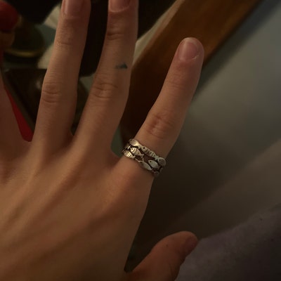 School of Fish Wrap Ring Handmade, Ocean Inspired, Beach Jewelry, Sea ...