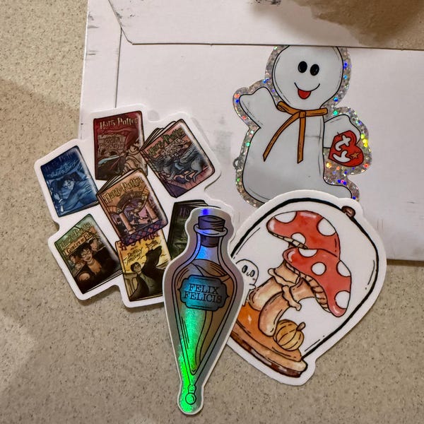 Pastel Spooky Book Club Vinyl Sticker Kindle Sticker Bookish Sticker ...