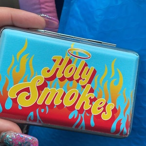 Angel Blue Holy Smokes Cigarette Case - Etsy