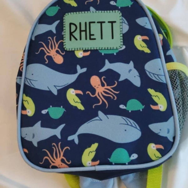 Faux Leather Personalized Name Patch, Adhesive Patch, Personalized ...