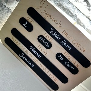 First Day of School Sign Chalkboard 1st Day of School - Etsy