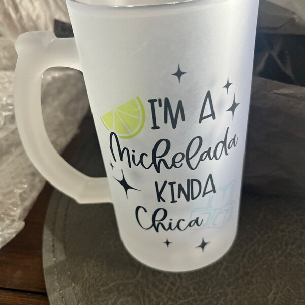 Michelada Beer Mug | Beer Mug Tumbler | Girls Weekend | Beer Drinking ...