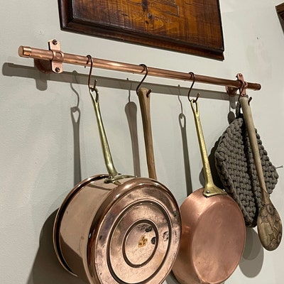Copper Pot Rail, Copper Pot Rack - Etsy