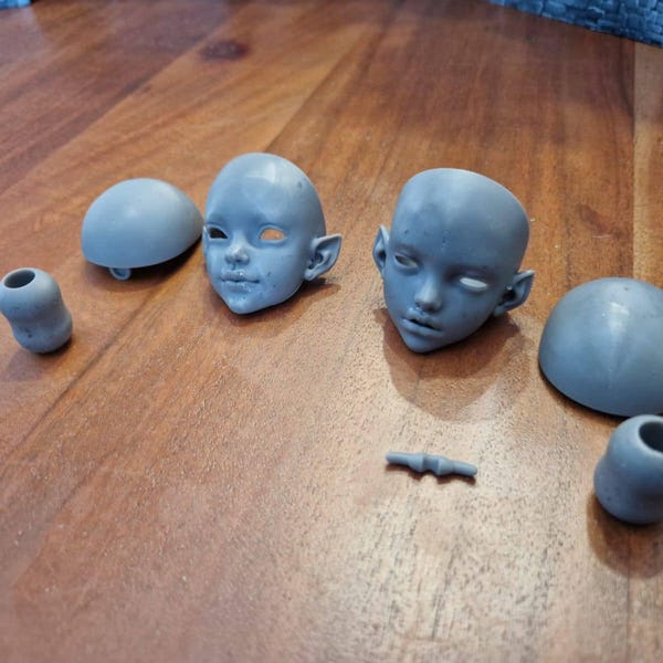 BJD Doll Full Set Digital .STL .OBJ Files for 3D Printing - Etsy