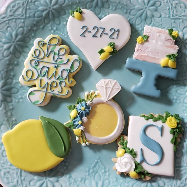 Lemon Royal Icing Transfer Sheets, INSTANT DOWNLOAD - Etsy