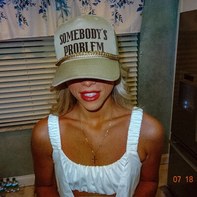 Gray Put It on My Husbands Tab Trucker Hat With or Without Hat Chain - Etsy