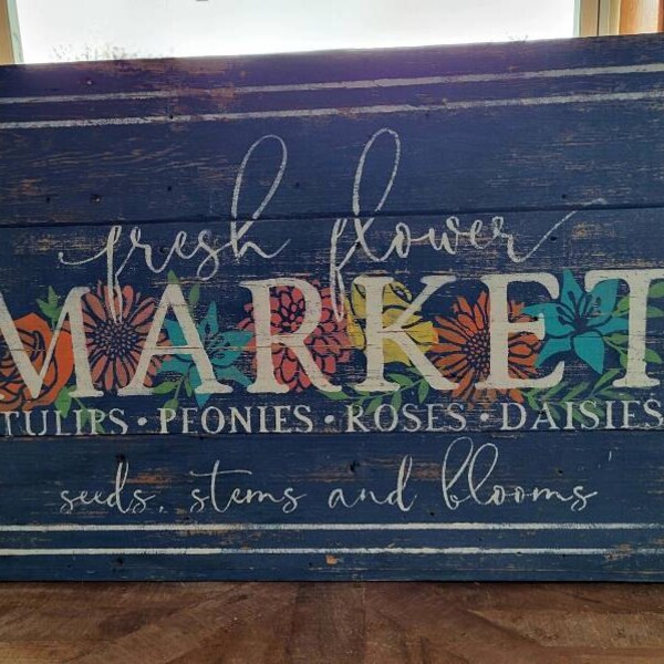 Hello Sunshine Wood Sign, Sunflower Farmhouse Wall Sign, Farm House ...