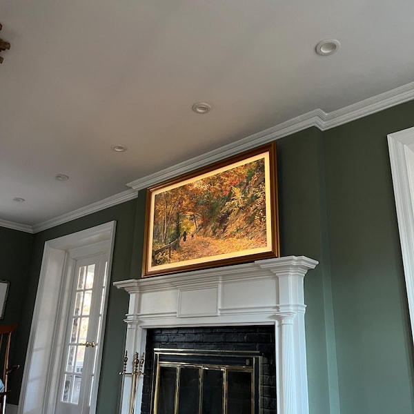 Samsung Frame Tv Bezel, Custom Brand Tv Frame, Wooden Tv Frame, Frame ...