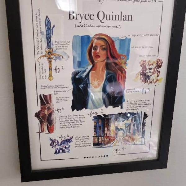 Hand Painted Bryce Quinlan Art Print - Official Crescent City Fan Art ...