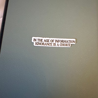 I Stand Against Racism Sticker, Activists Sticker, Liberal Stickers ...