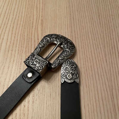 Western Belt Tips Metal Belt End Tips Cowboy Belt Buckle - Etsy