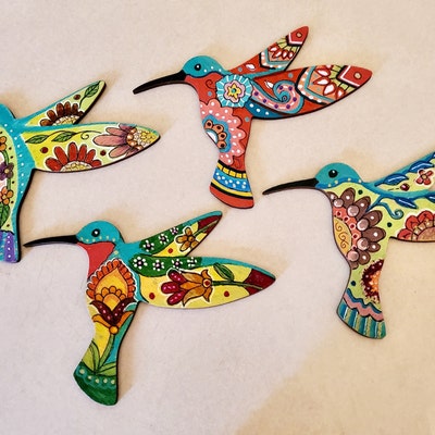 Unfinished Wooden Hummingbird Shape Bird Animal Craft From 1 up to 46 ...