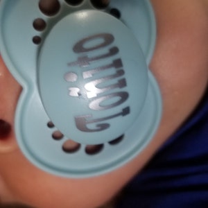 FREE SHIPPING Mustache Pacifier Decal Mustache Paci Decal | Etsy