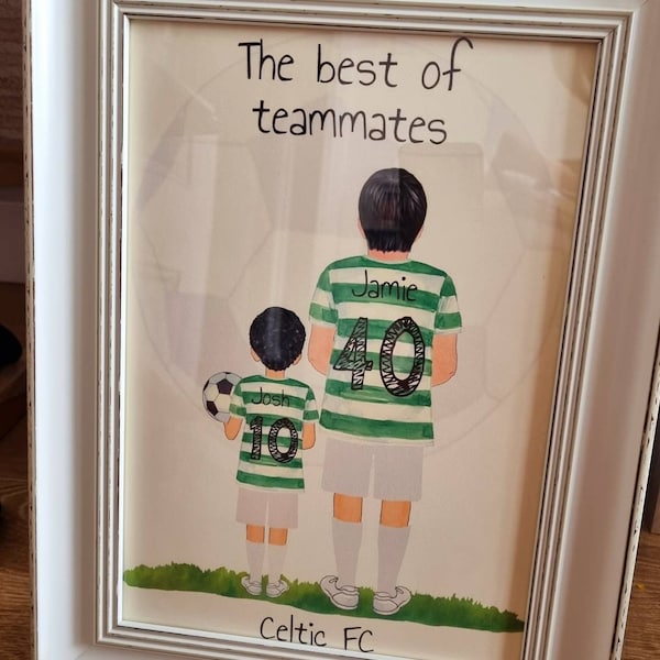 Personalised Football, Dad Gifts, Fathers Day, Gift Ideas, Daddy and Me ...