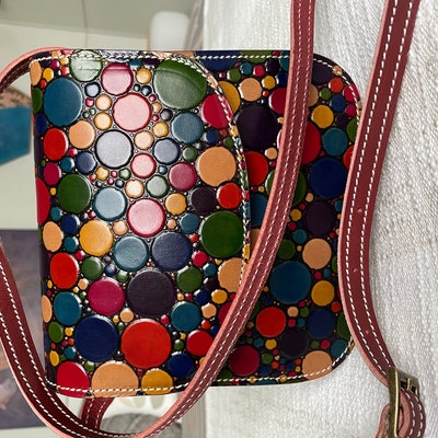 Hand Tooled Leather Purse, Hand Made Crossbody Bag, Unique Al Andalus ...